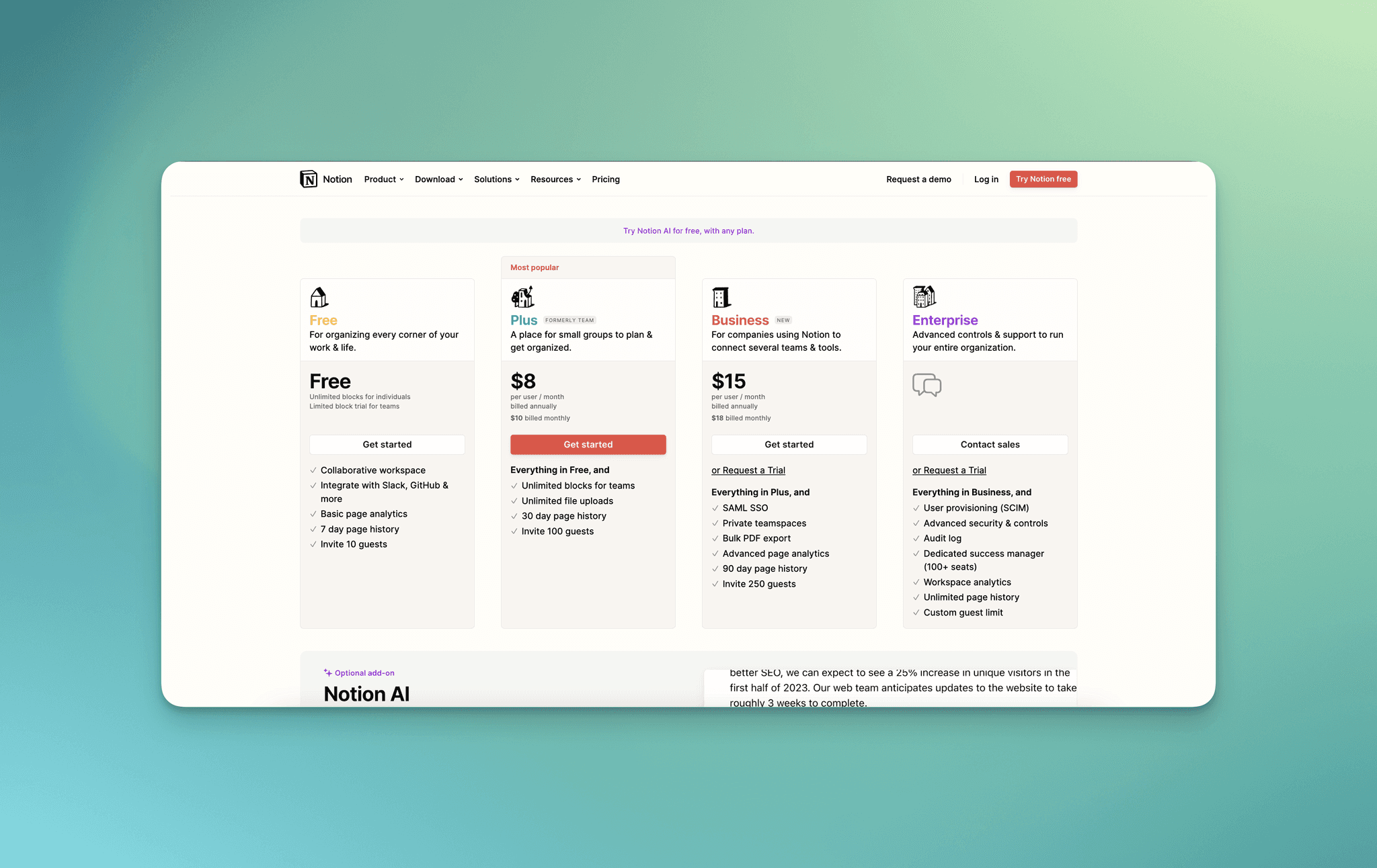 How much is Notion? (Notion pricing)