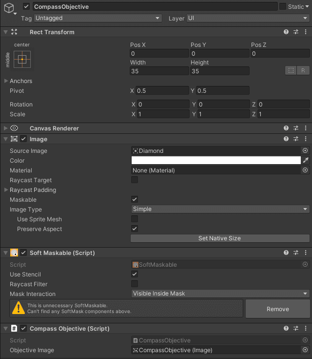 Create a compass and objectives with uGUI - What Up Games