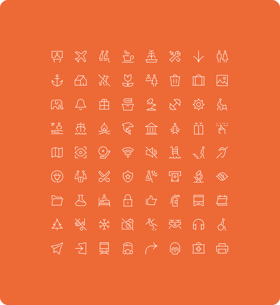 Icons for Signage Design