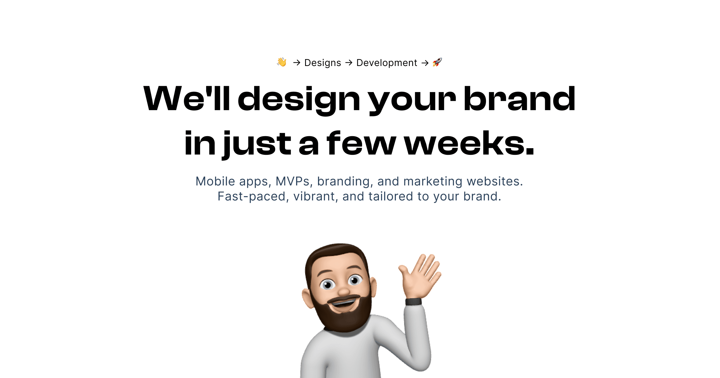 Designme - We'll design your brand in just a few weeks.