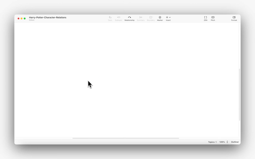 How to Produce a Beautiful Character Relationship Map with Xmind