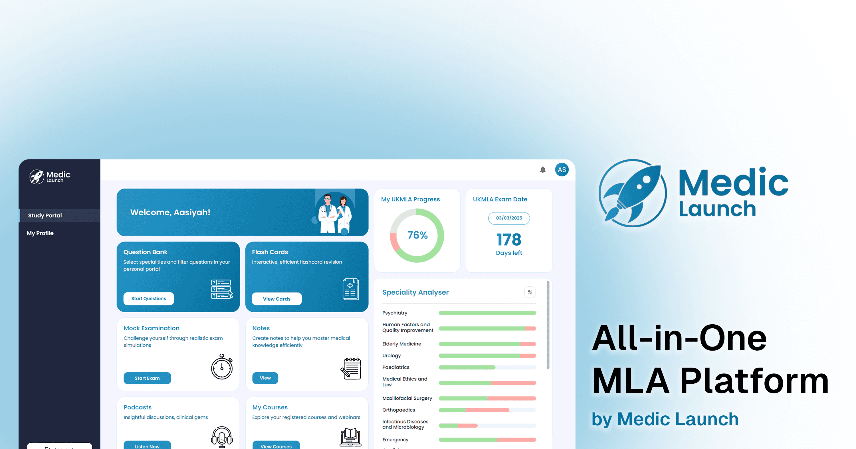 Medic Launch | Your All-in-One UKMLA Study Platform