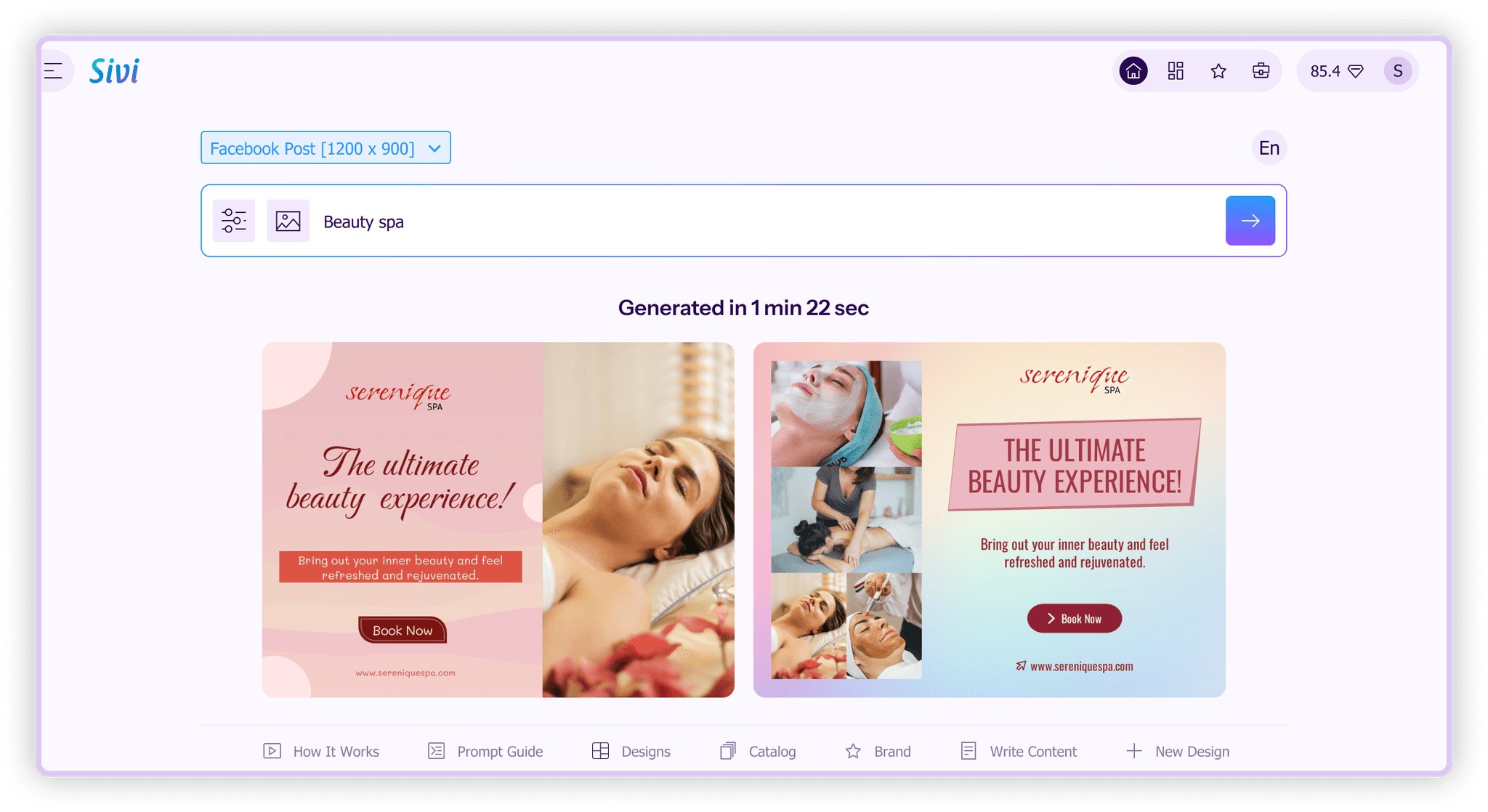 Online Facebook post design generator for more engagement