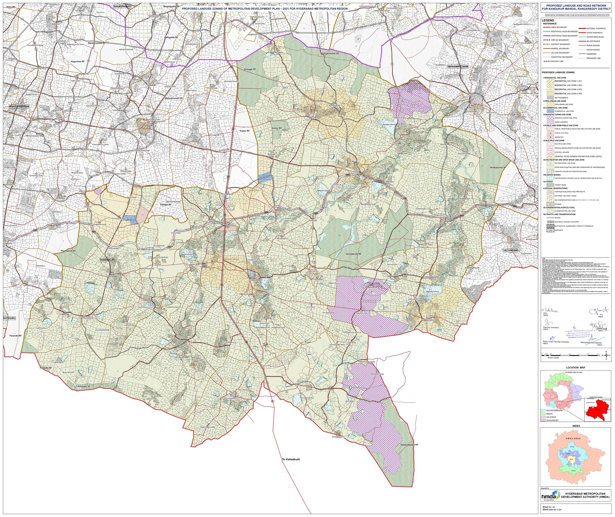 VMRDA 2041 & HMDA 2031 Master Plans | RRR Alignment Map - Charan Group