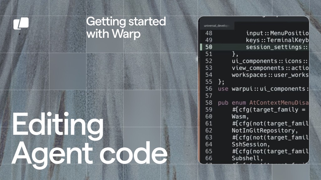 Warp: The Agentic Development Environment