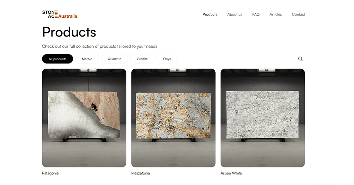 Stone Age Australia | Natural Stone Slabs with the Largest Range of ...