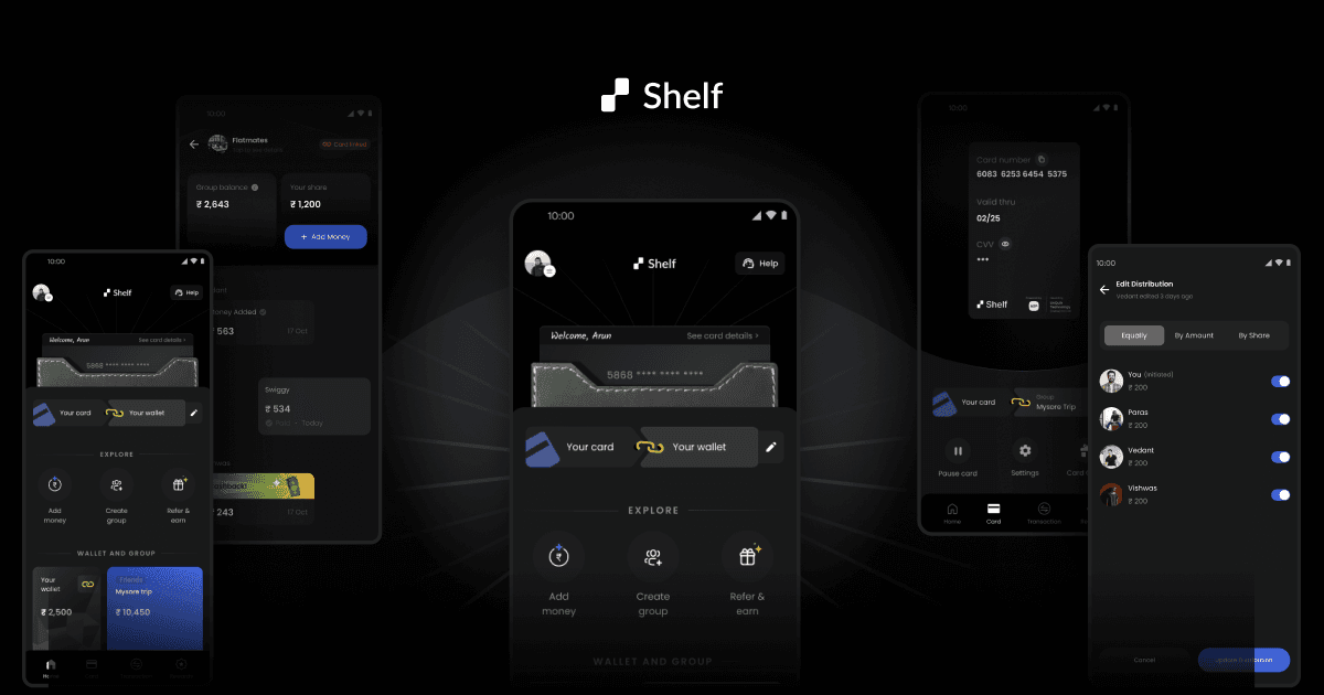 Shelf: India's 1st shared payments app