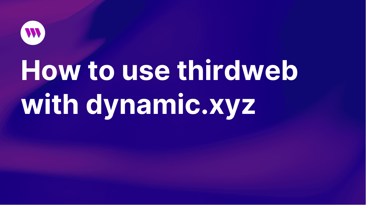thirdweb - Solution Hub