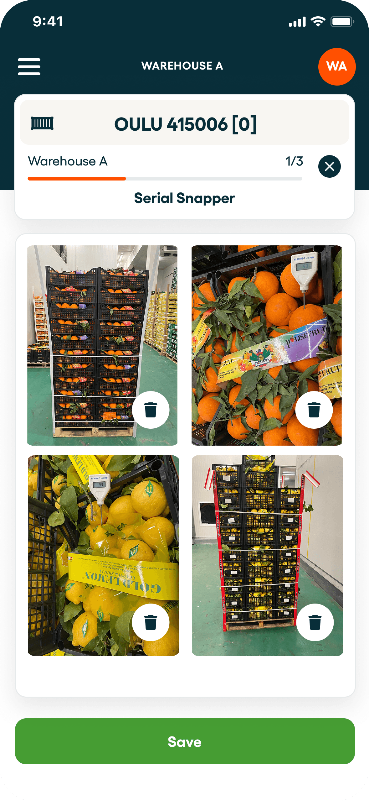 Logistics Scanners - Cargosnap Feature