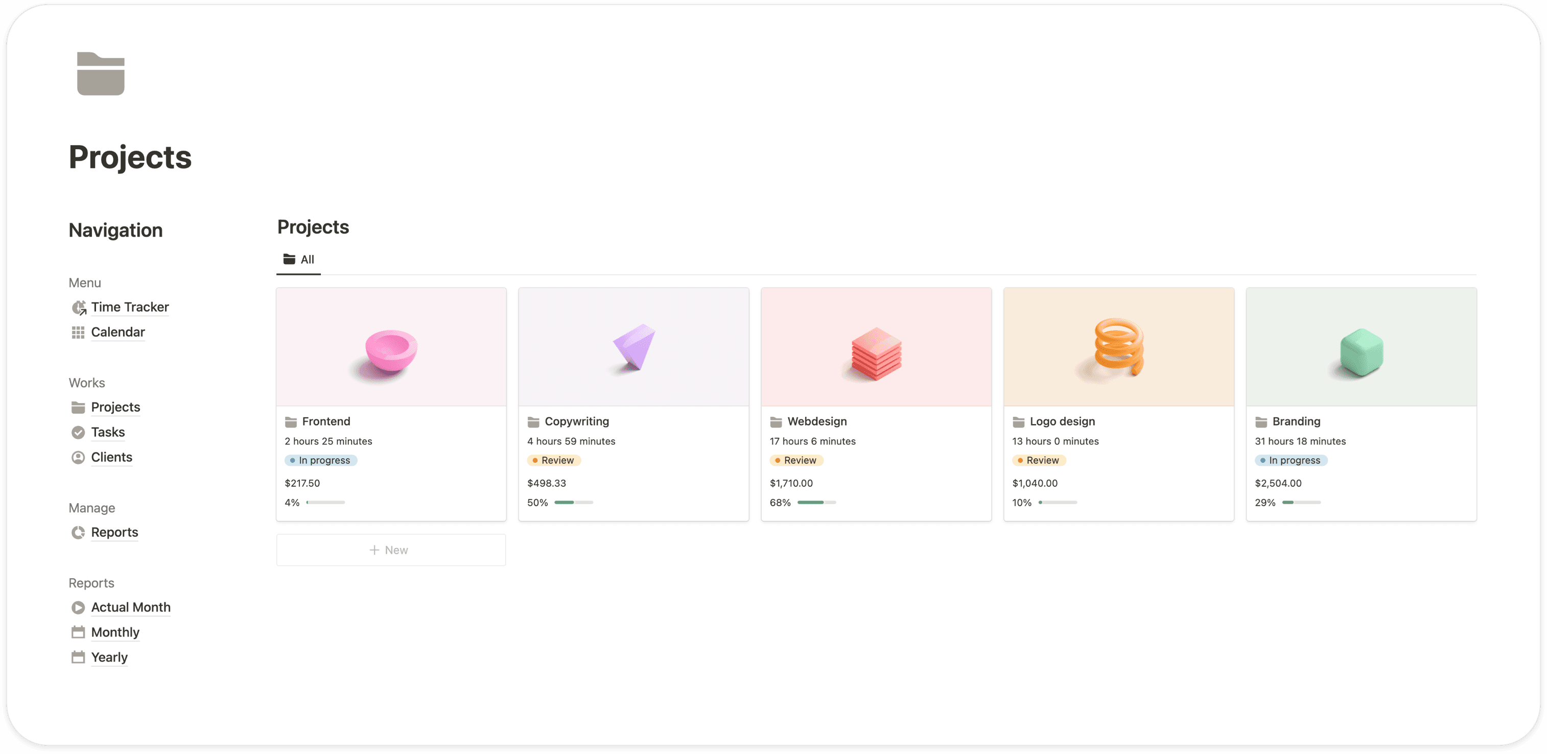 Ultimate Notion Time Tracker Template @ Solt Wagner