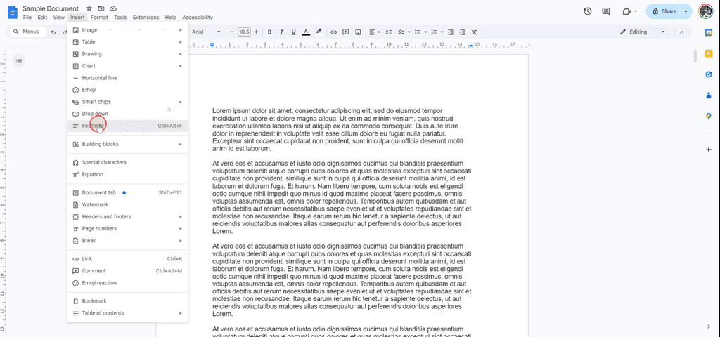 How To Do Footnotes In Google Docs – Simple Citation Guide - 1 minute ...
