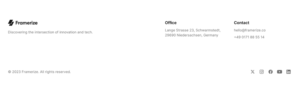 Framerize — Framer Component Library