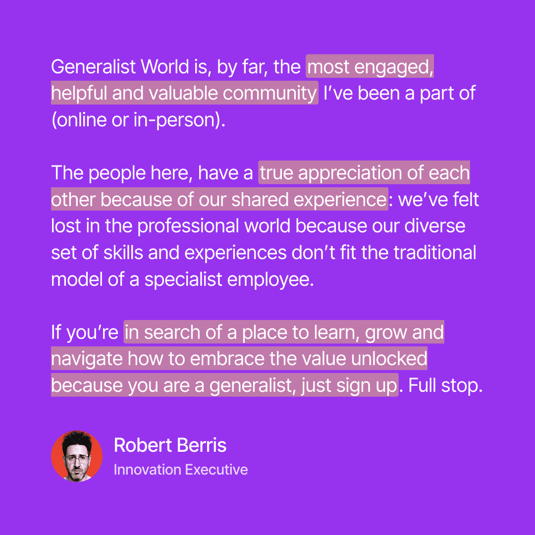 Unlock Career Opportunities: Join Generalist World Today