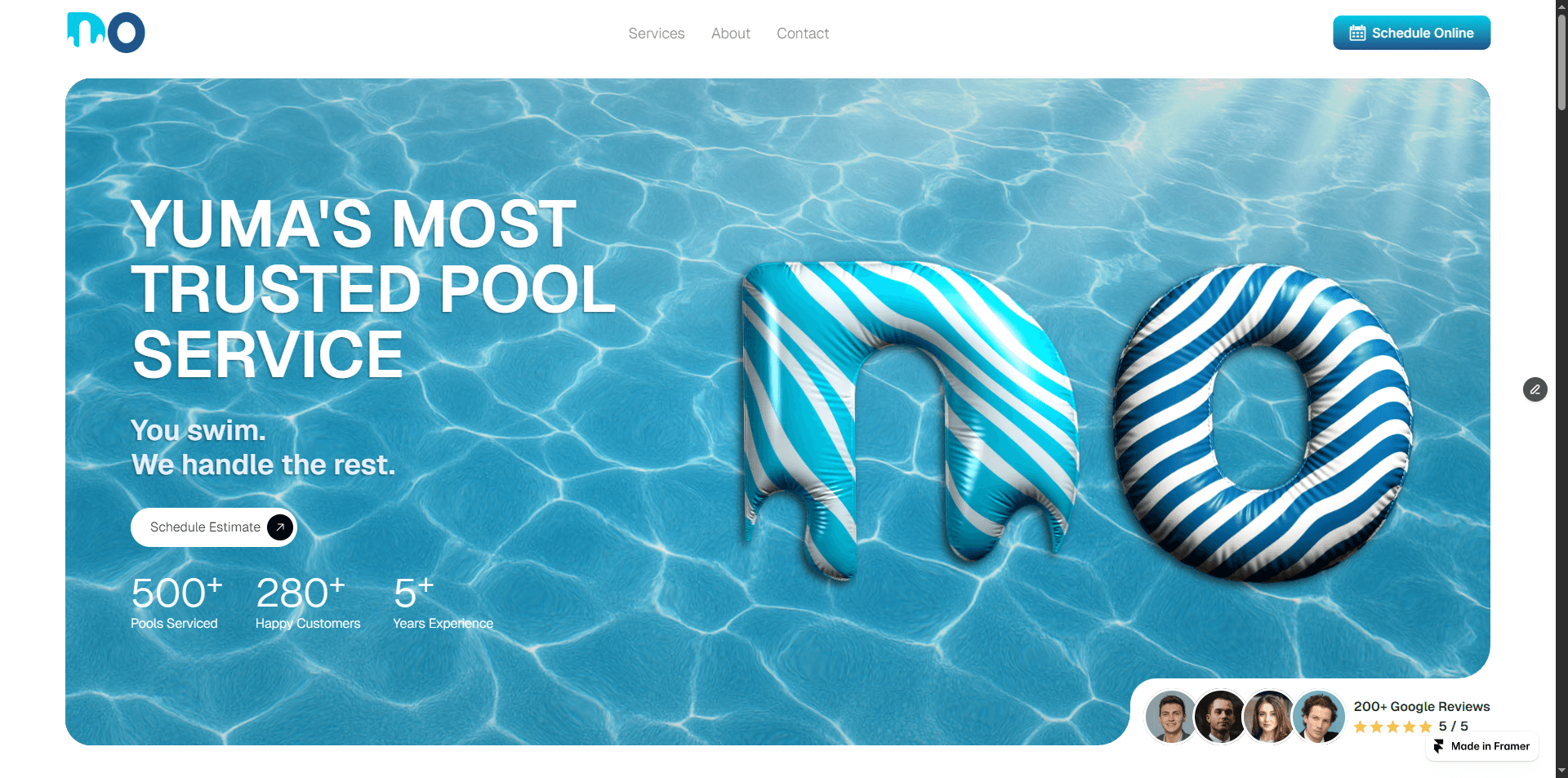Swimming Pool Repair Service in Yuma - Desert Oasis Pools & Spa