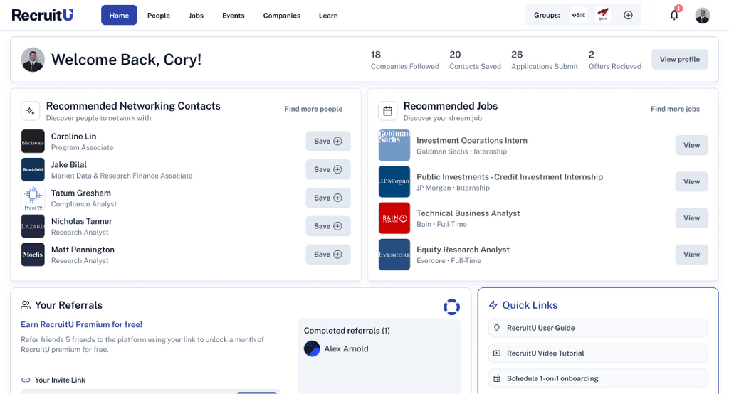 RecruitU - First step to final offer, all in one place