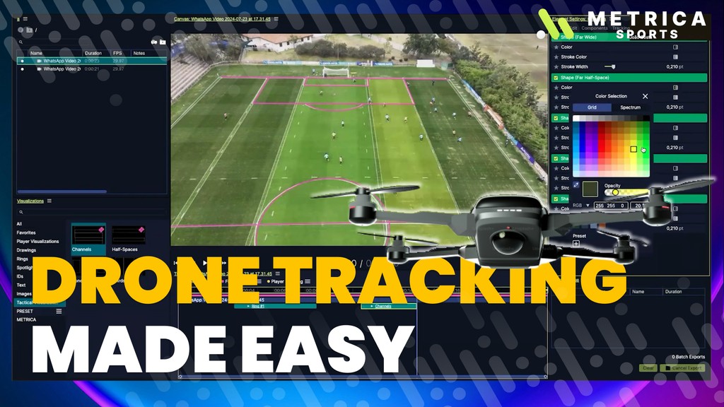 How Drone Tracking with Metrica Nexus Transforms Your Game Analysis ...