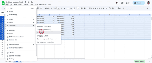 How to save Google Sheets - 1 minute video guide