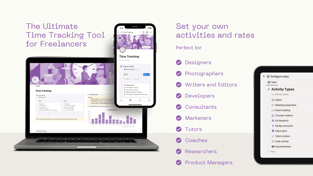 9 Notion Time Tracker Templates for 2025 - Solt Wagner