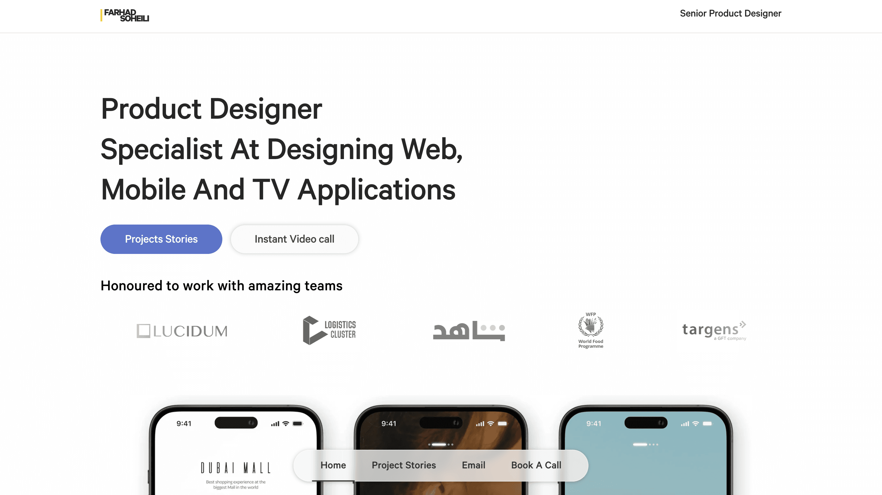 Farhad Soheili Portfolio