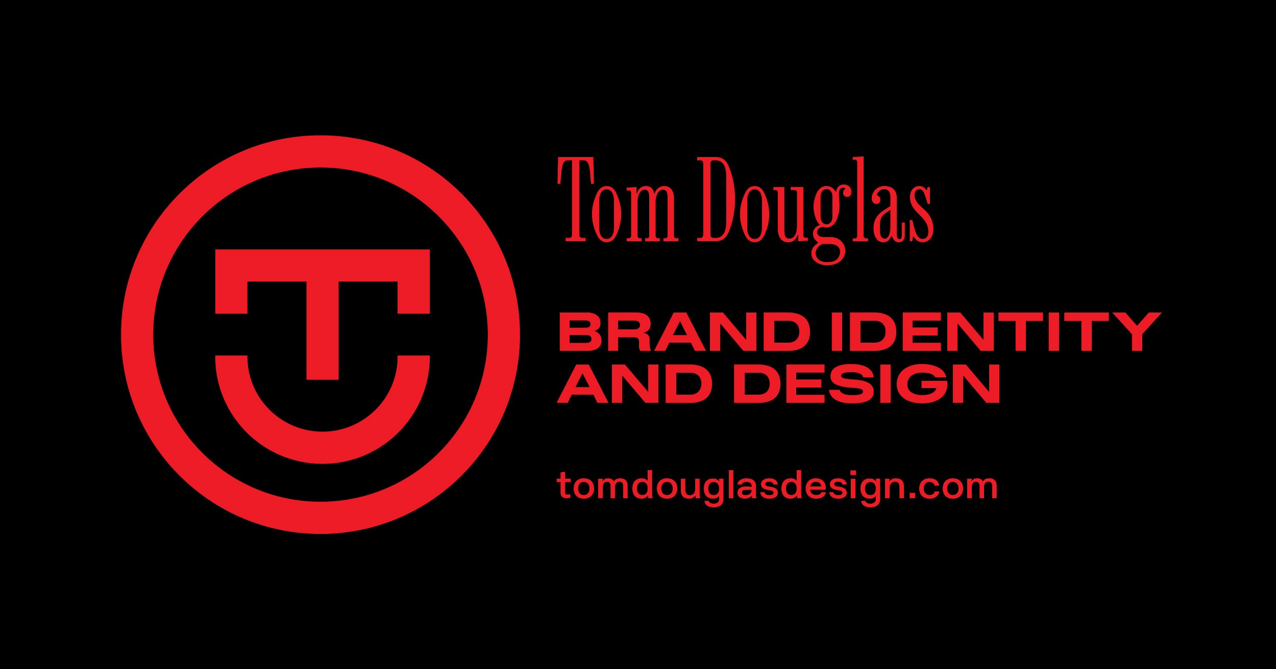 Tom Douglas — Brand & Identity Design