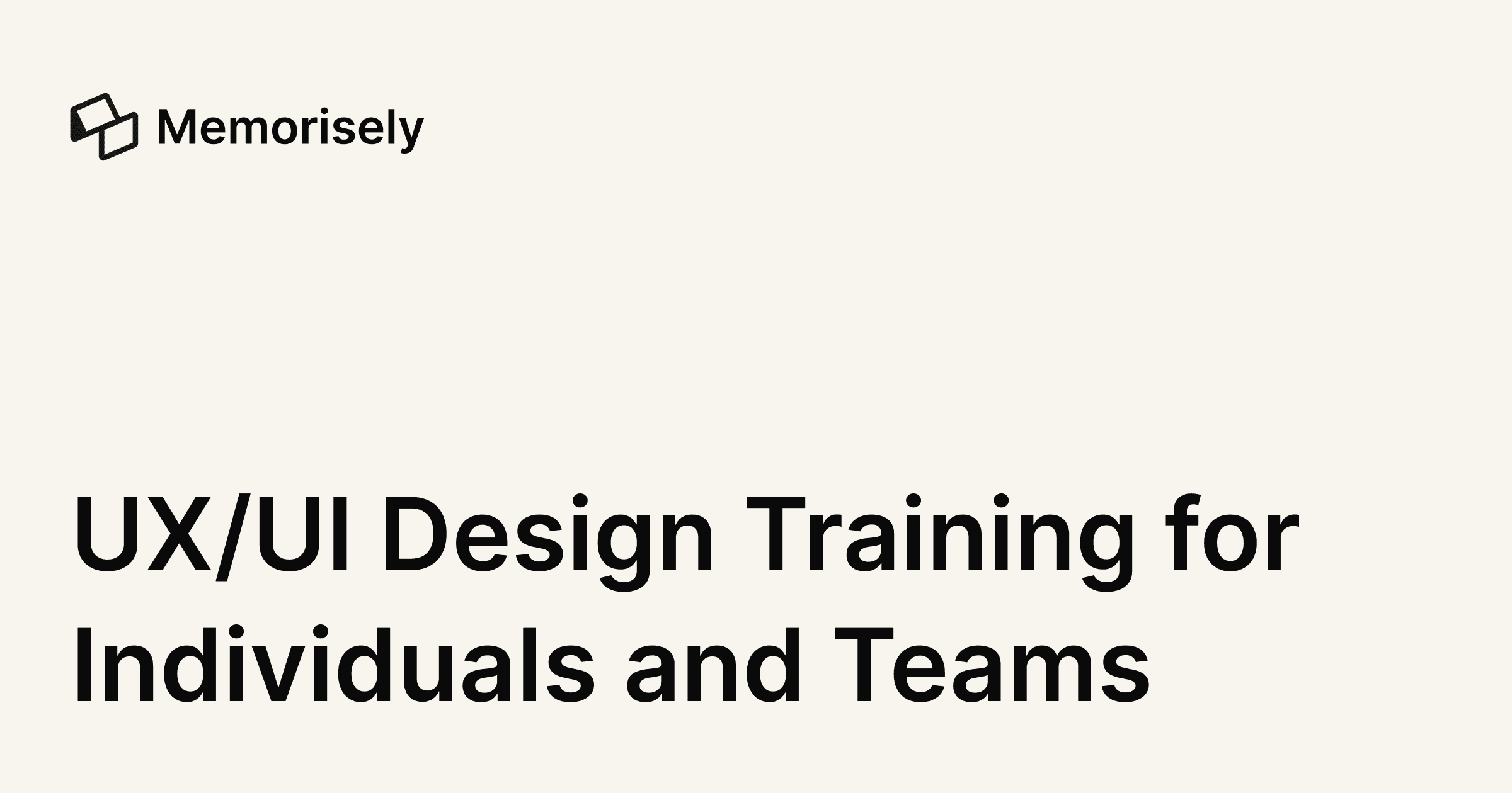 Product Designer II, Uber - Memorisely · Online UX/UI Design Training