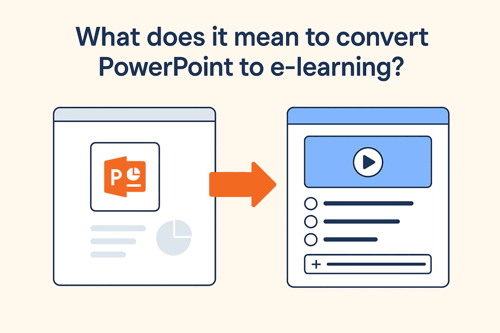 Convert PowerPoint slides into interactive E-learning courses - Coassemble
