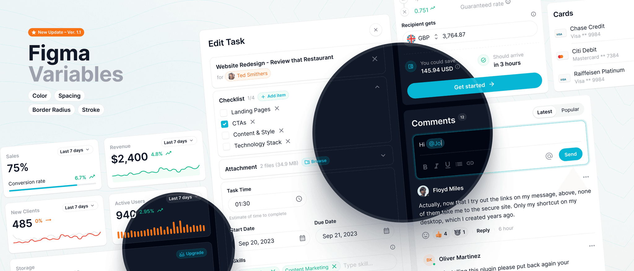 Base 01 UI Kit for Figma