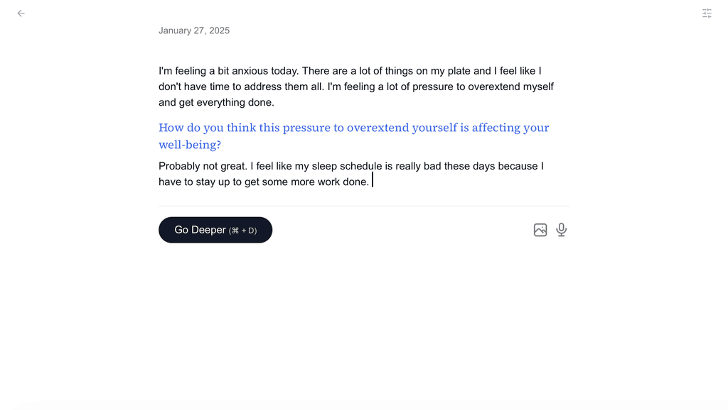 Entries - AI Journal