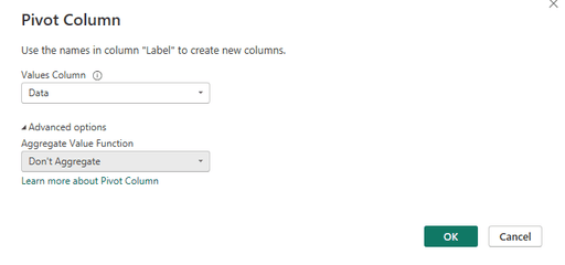 Pivot data using Power Query in Power BI