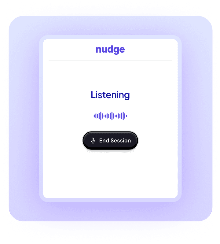 Nudge - AI Powered SOAP Notes for Mental Health