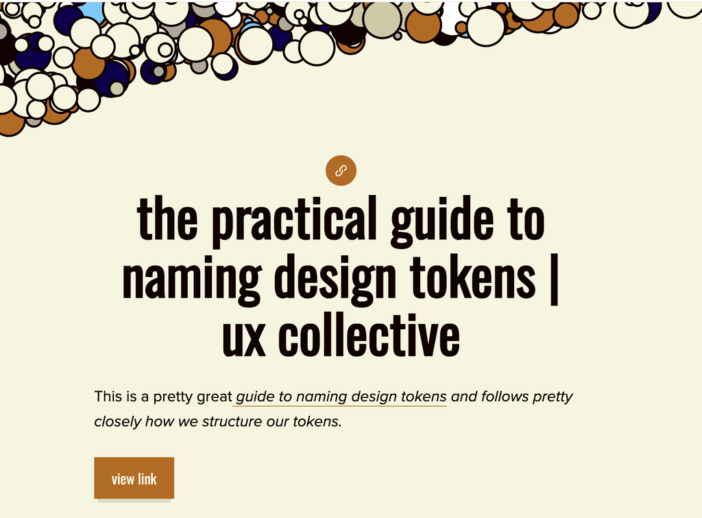 How to name design tokens