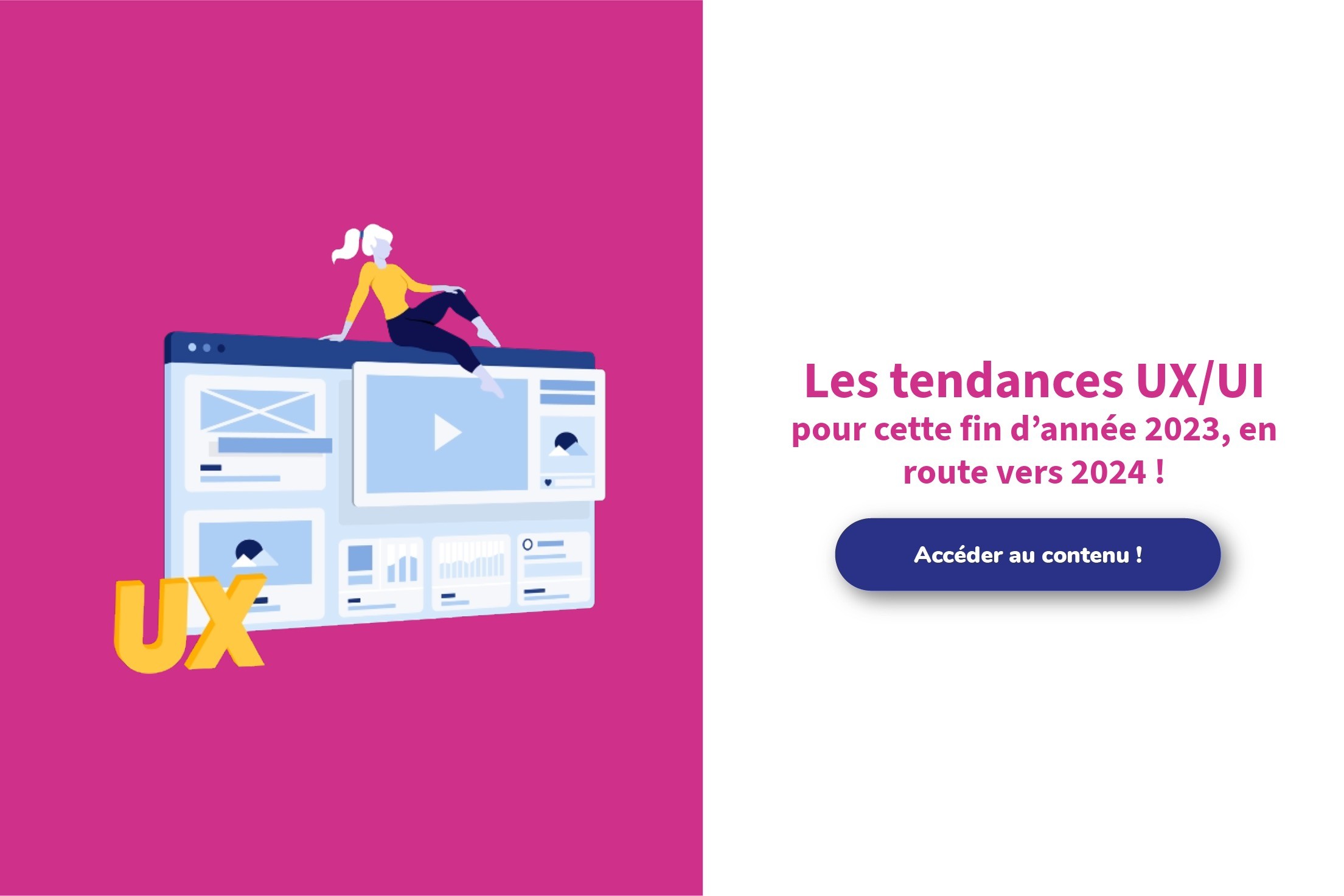 Les tendances UX/UI pour cette fin d’année 2023, en route vers 2024