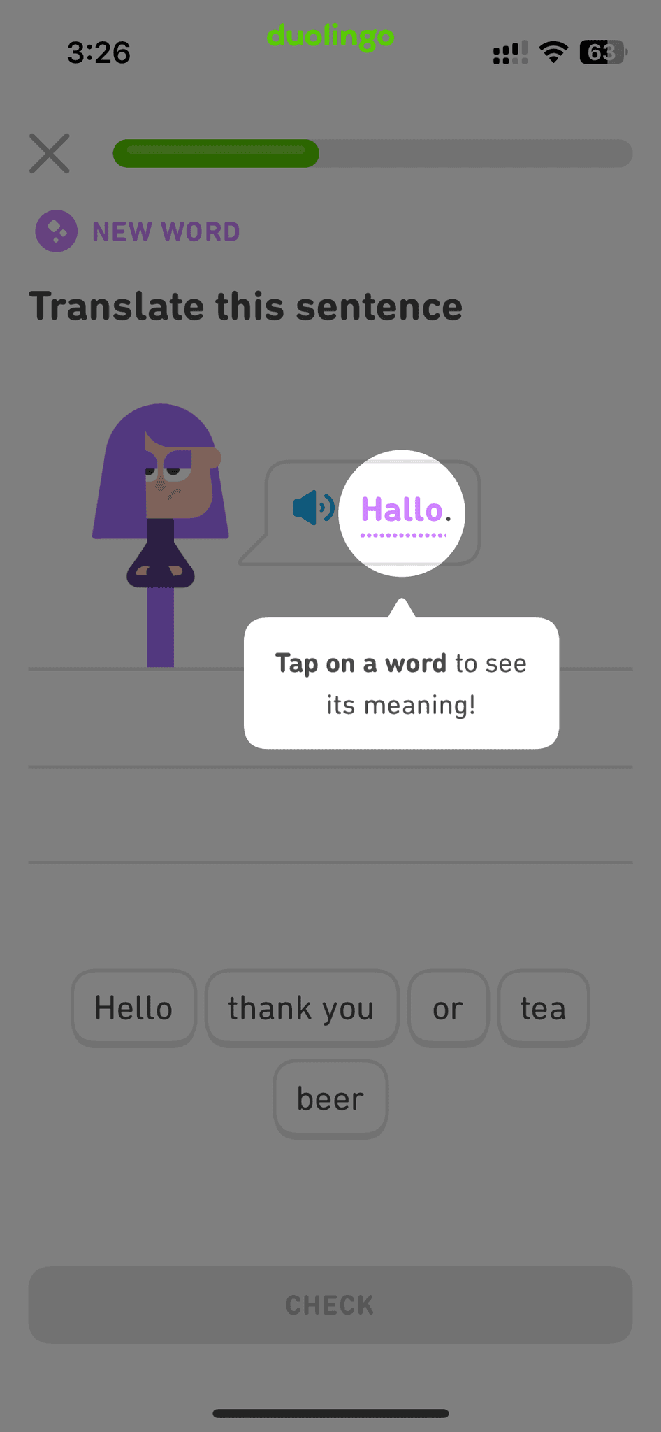 Duolingo iOS UI Design | Free Mobbin Alternative