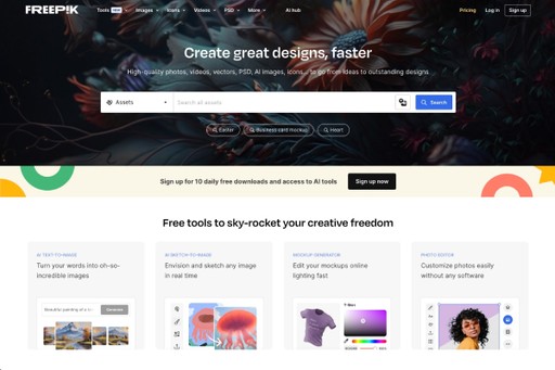 Freepik - Toolfolio.io