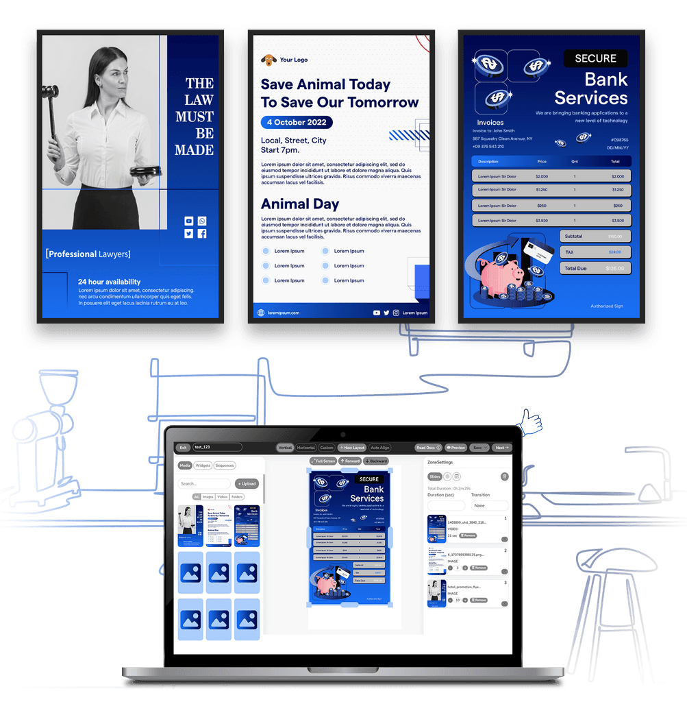 Digital Notice Board Software Solution