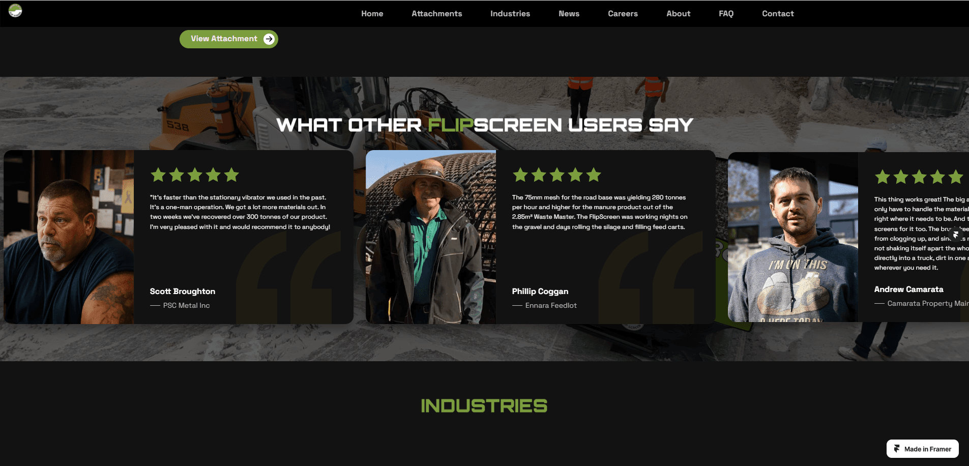 Screening Buckets - Learn More