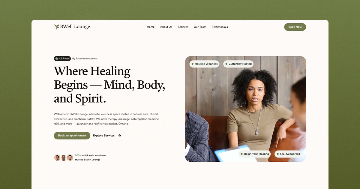 BWell Lounge | Therapy, Reiki & Holistic Wellness in Newmarket