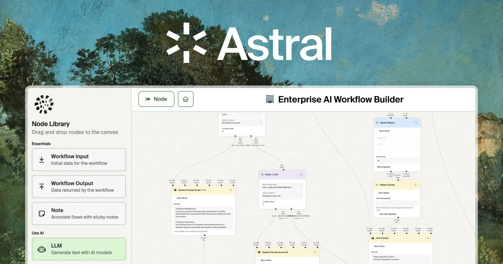 Astral Enterprise AI Workflow Engine | Deploy in Days, Not Months