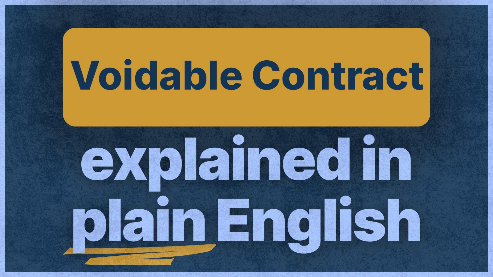 Voidable Contracts in Real Estate: When You Can Back Out