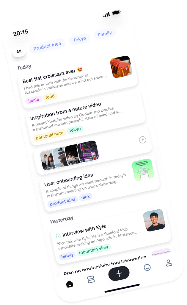 Mumble Note - AI voice note taker on the go