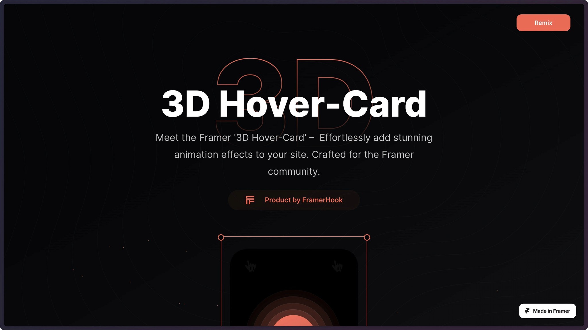 Framer City - #1 Framer Resource Site (+600 components) to Remix