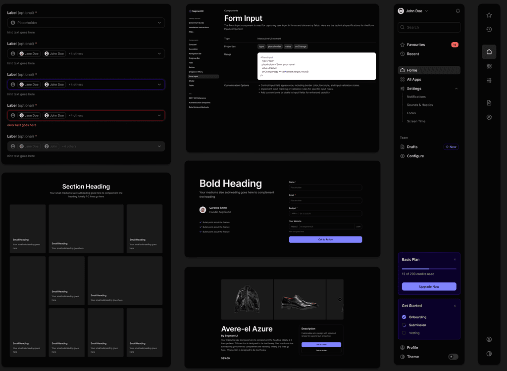 The Ultimate Figma UI Kit － SegmentUI