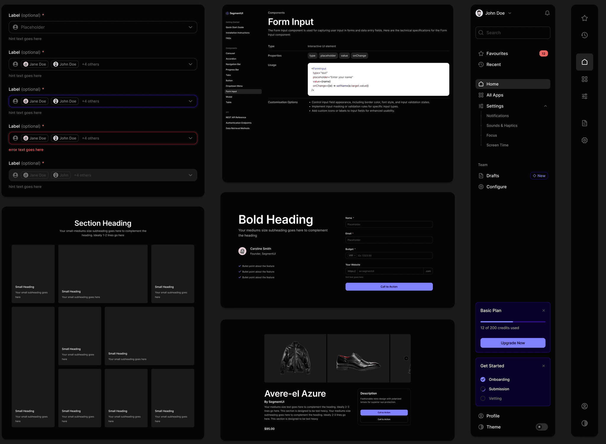 The Ultimate Figma UI Kit － SegmentUI