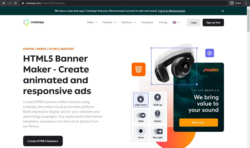 How to Make a Banner in HTML? Free HTML 5 Banner Templates — Viewst