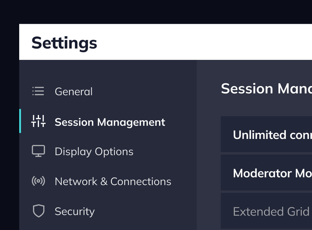Features + Settings • Screen Sharing for IT Facilitator • DisplayNote ...