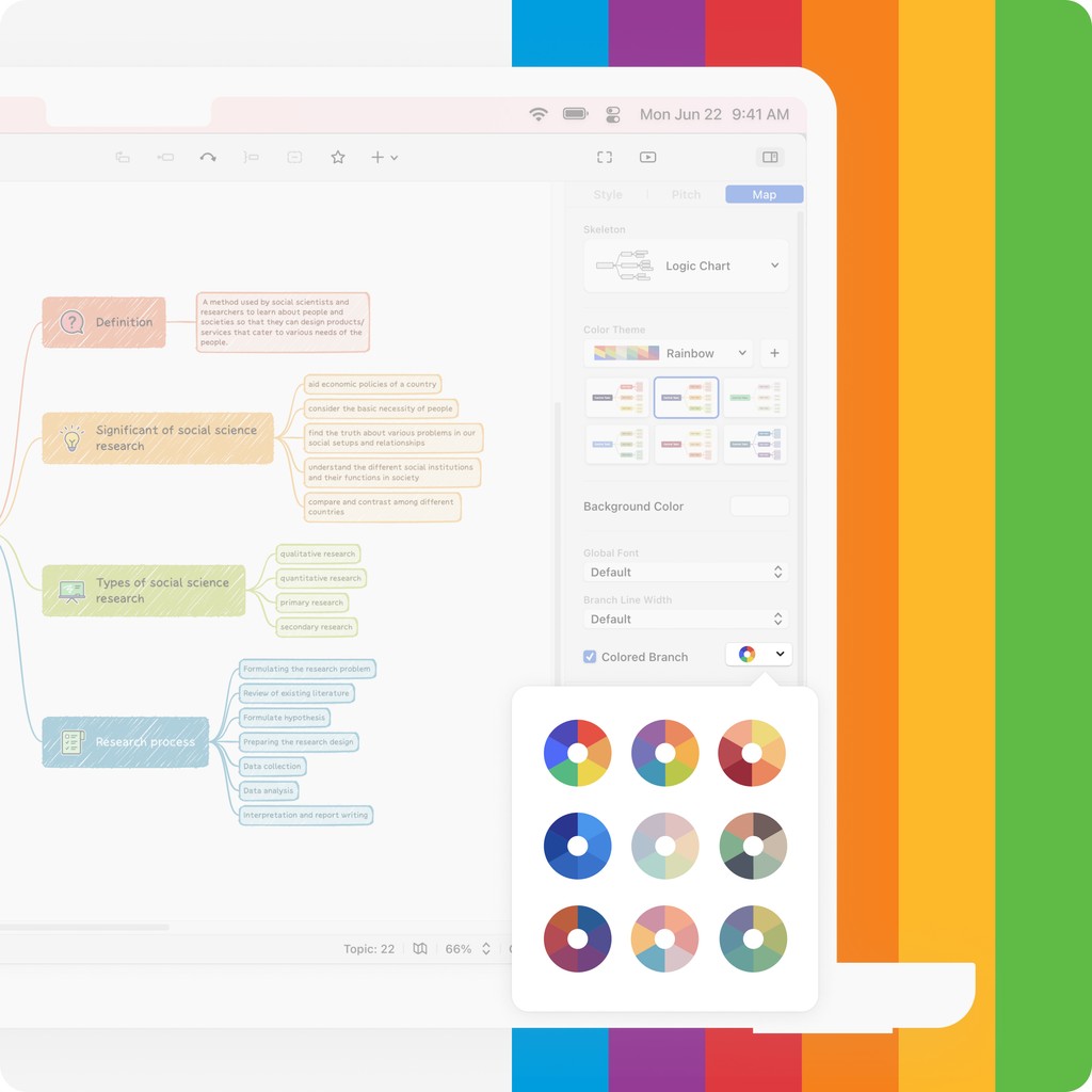 Beyond Basic: Innovating Color Use in Mind Maps with Smart Color Theme