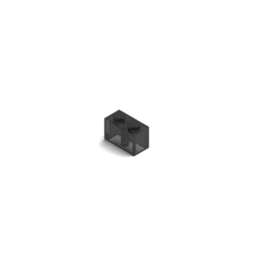 Shapefest™ | Black Transparent Isometric Building Blocks 3D Illustrations
