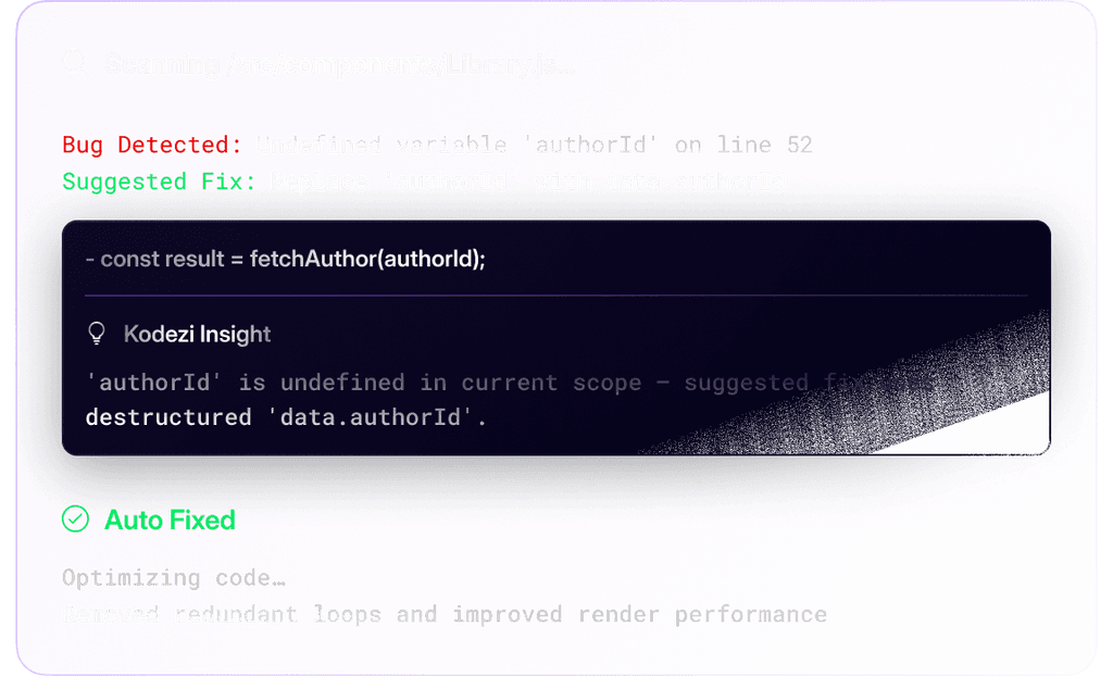 Kodezi - AI CTO for Codebases