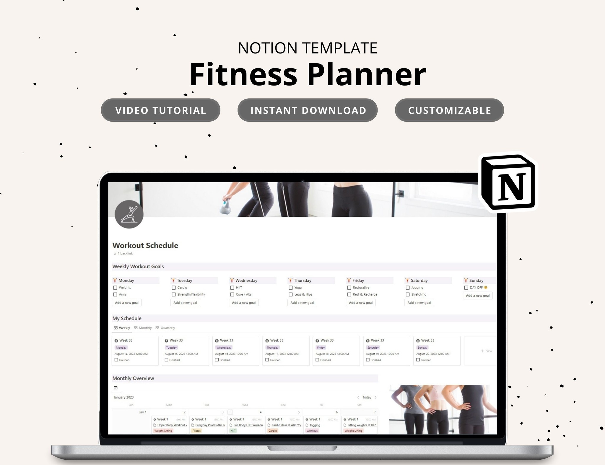 10+ Best Notion Workout Planner and Tracker Templates for 2025 - Solt ...