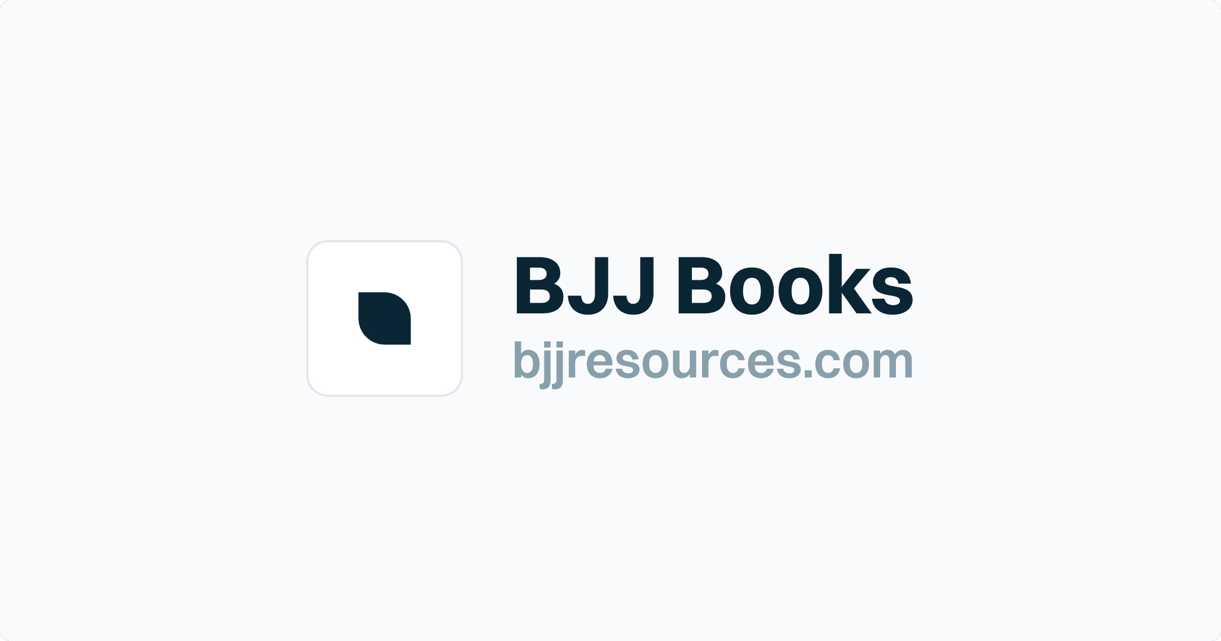 BJJ Resources || Books